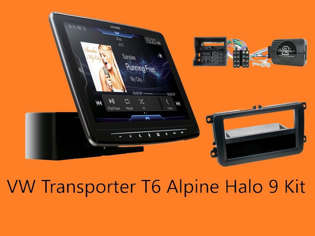 Alpine iLX-F903D Halo 9 9″ Digital Media Station VW Transporter T6 Kit ...