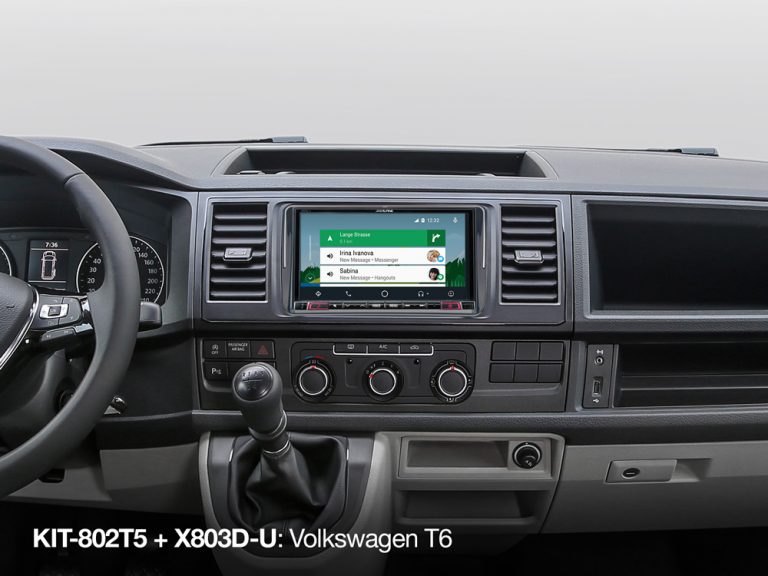 Alpine VW Transporter T5/T6 Kit-802T5 + X803D-U - Motorguard