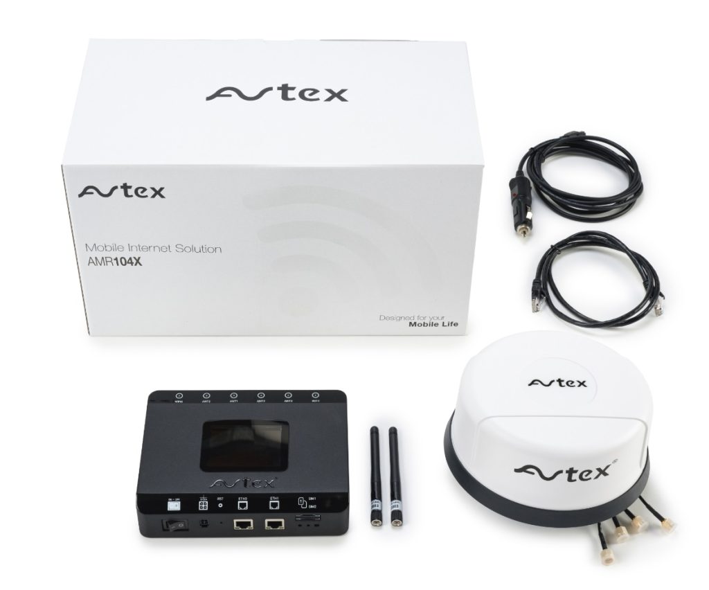 Avtex AMR104X Mobile 3G 4G 5G Wifi Internet Router System Motorhome ...