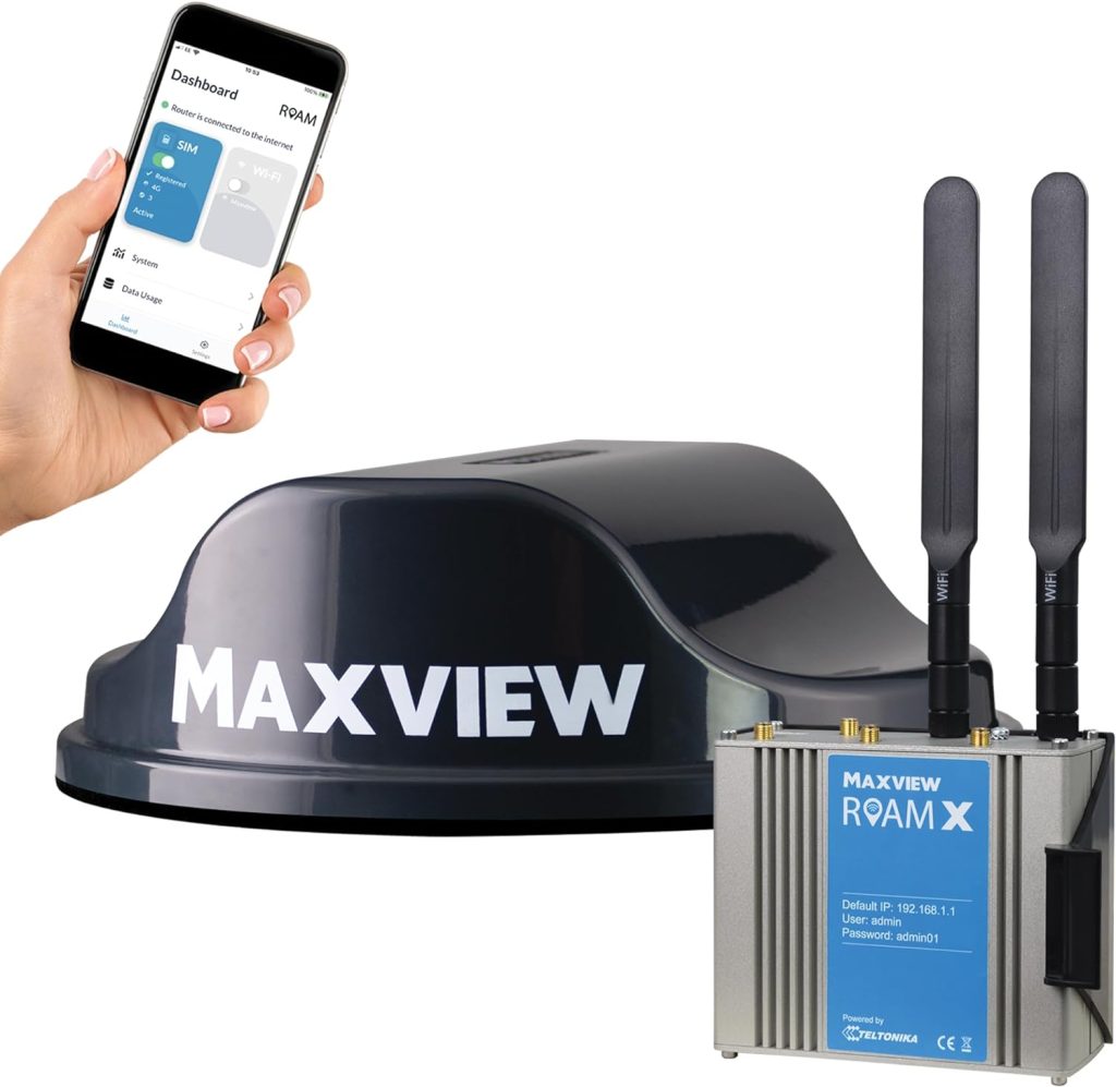 Maxview Roam X MXL051/G WiFi System | 5G Ready Antenna in Grey - Motorguard
