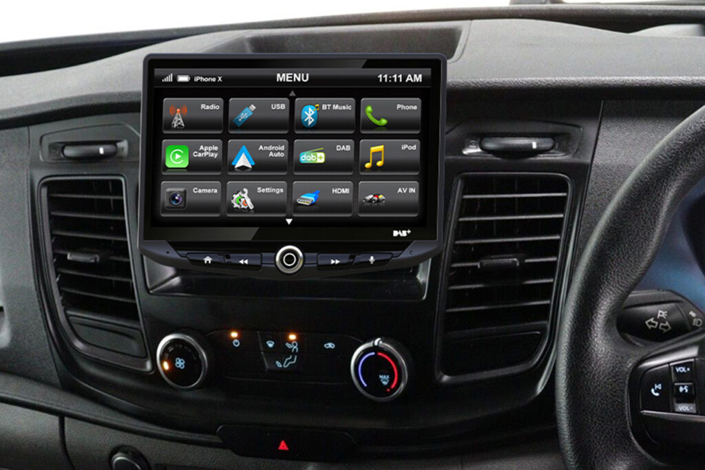 Ford Transit Custom Mk1 Facelift 2018-up 10-inch Touch Screen Stereo ...