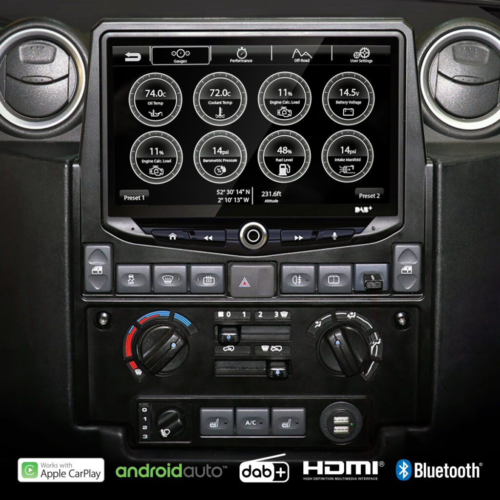 Land Rover Defender 2007-2016 10-inch Touch Screen Stereo With ...