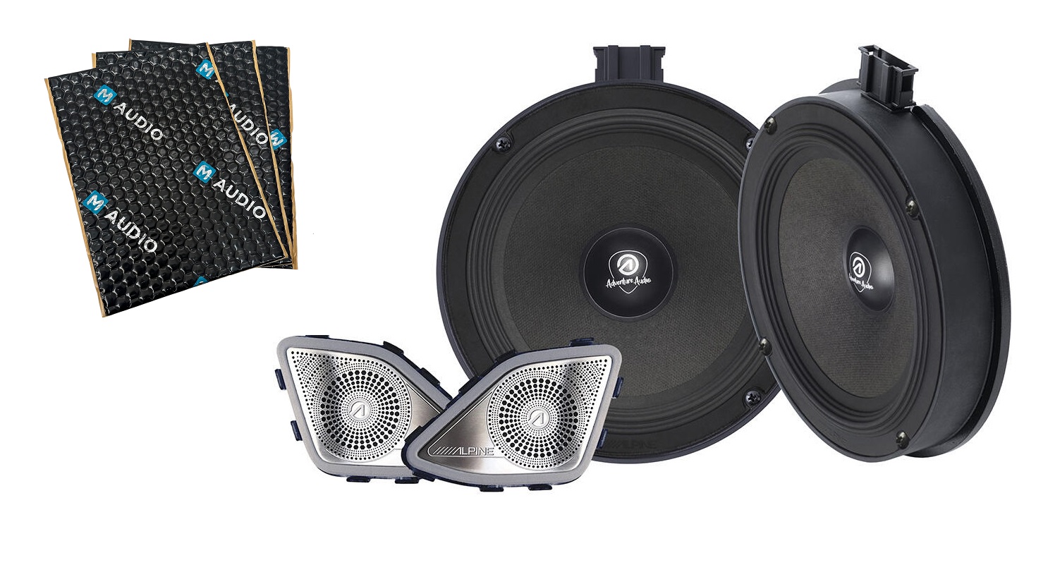 Alpine SPC-106CRA2 Plug & Play Front Component Speakers for VW Crafter ...
